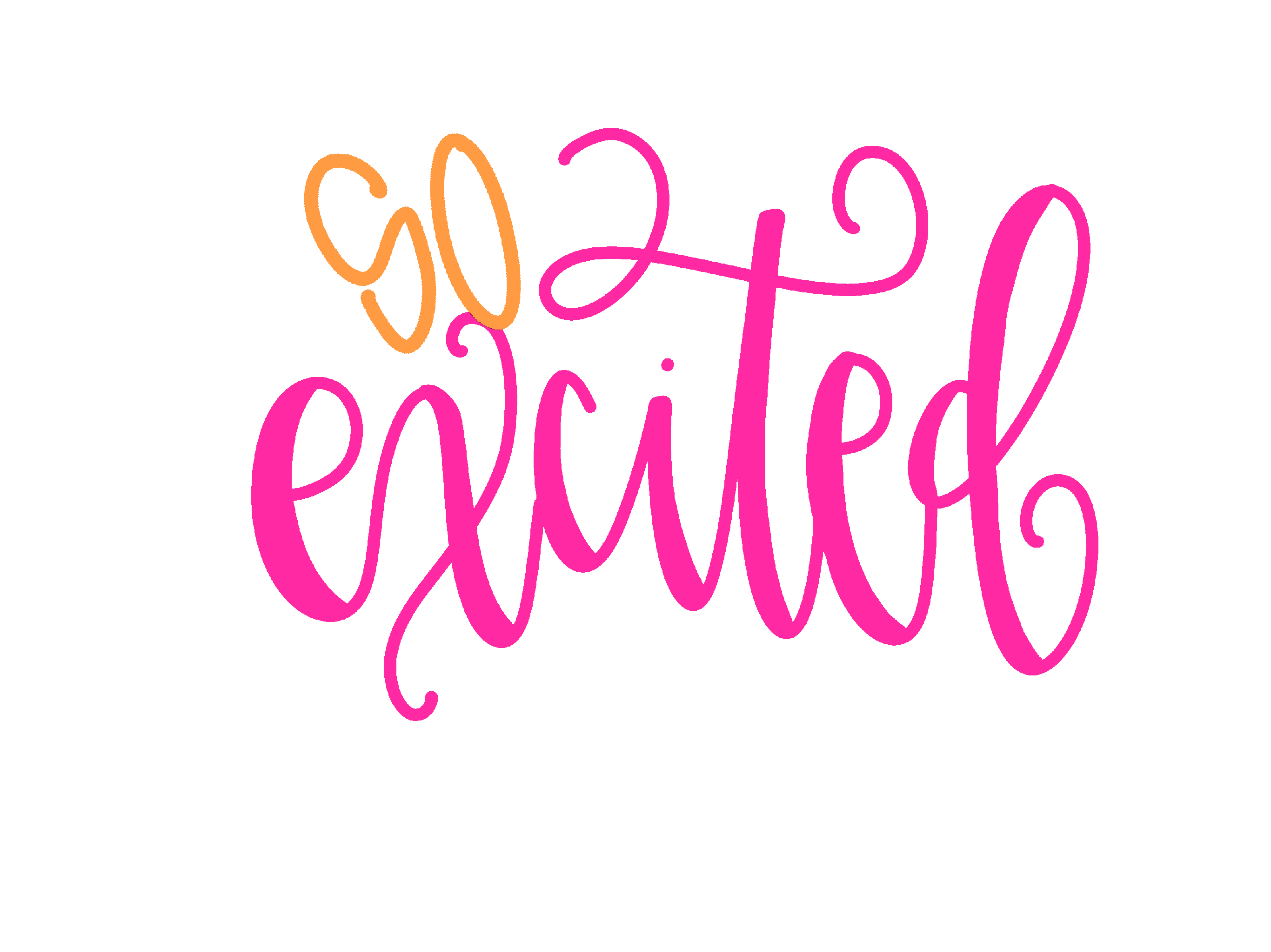 So Excited Excitement Sticker by All She Wrote Notes for iOS & Android ...