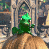 Tangled Rapunzel Frying Pan Gif