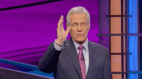 Alex Trebek GIF by Jeopardy! - Find & Share on GIPHY