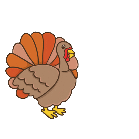 Thanksgiving Turkey Sticker for iOS & Android | GIPHY