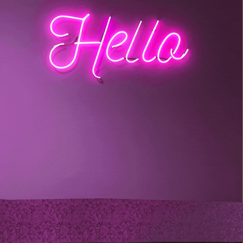 Hello Neon Sign GIFs - Get the best GIF on GIPHY