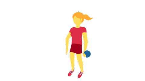 Woman Throwing Sticker by EmojiVid for iOS & Android | GIPHY