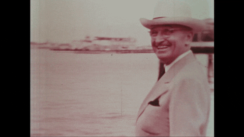 Harry S Truman Smile GIF by US National Archives - Find & Share on GIPHY