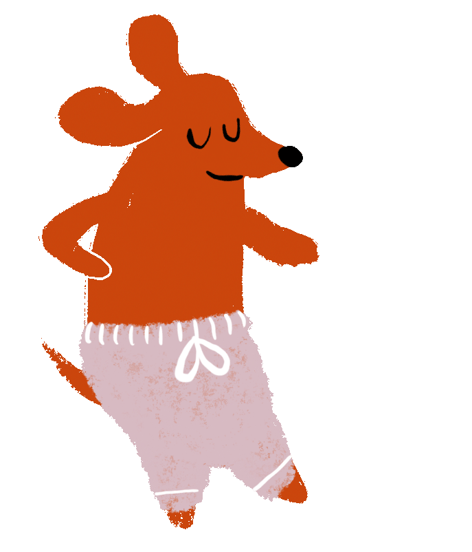 Dance Dog Sticker by Stefanie Shank for iOS & Android | GIPHY