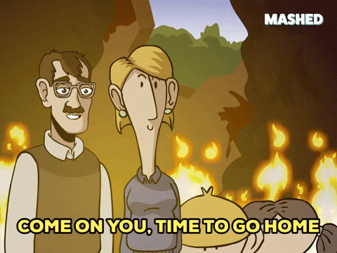 Leaving Go Home GIF by Mashed - Find & Share on GIPHY