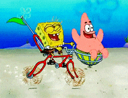 Bike Patrick GIF by SpongeBob SquarePants - Find & Share on GIPHY