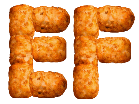 Hungry Tater Tots Sticker by EF Education First for iOS & Android | GIPHY