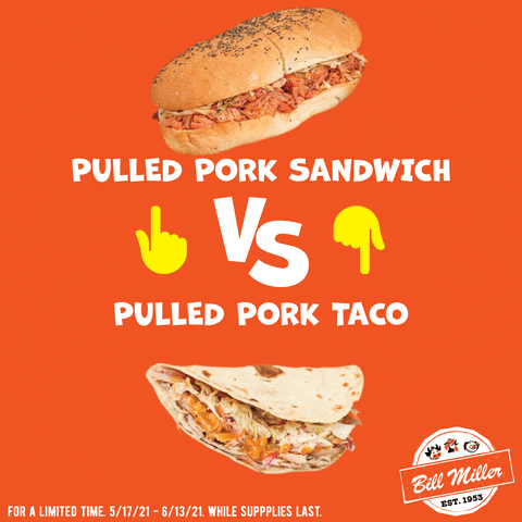 Pulled Pork Bbq GIF by Bill Miller Bar-B-Q - Find & Share on GIPHY