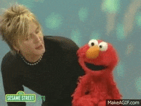 Scary Elmo Gif