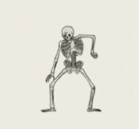Twerking Skeleton Gif