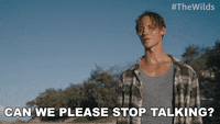 Just Stop Talking Gif