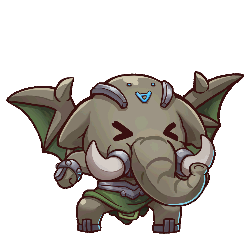 Elephant Trunk Sticker by Garena AOV Indonesia for iOS & Android | GIPHY