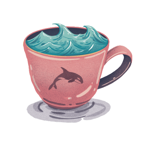 Sea Ocean Sticker by De Aqua Vivo for iOS & Android | GIPHY