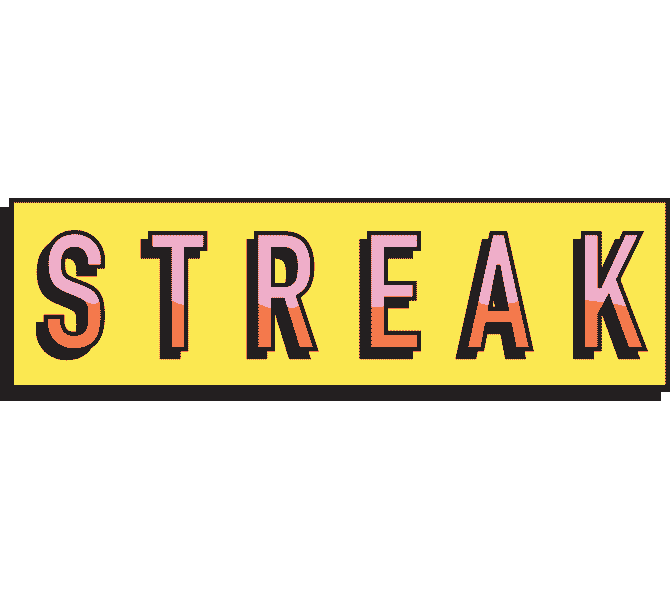 Sc Streak Sticker by Martina Martian for iOS & Android | GIPHY