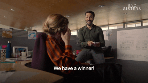 Winner Celebrate GIF by Apple TV+ - Find & Share on GIPHY