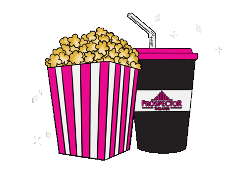 Movie Theater Popcorn Sticker by ProspectorTheater for iOS & Android ...