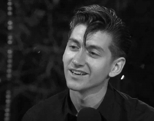 Alex-turner-smile GIFs - Get the best GIF on GIPHY