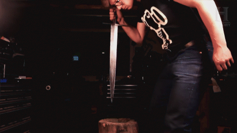 Sword Forging GIF by HISTORY UK - Find & Share on GIPHY