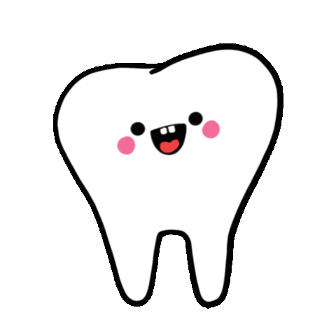 Teeth Tooth Sticker by kawaiiumis for iOS & Android | GIPHY