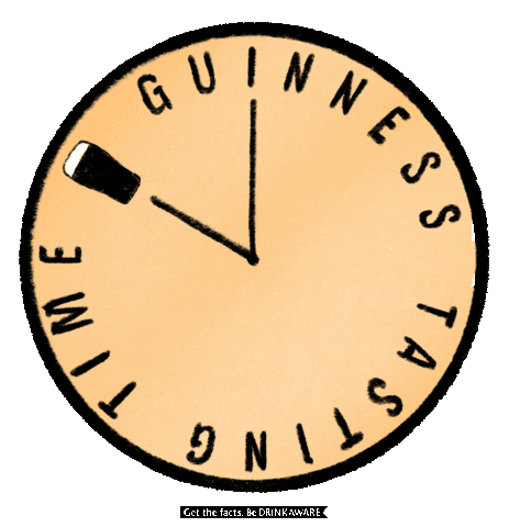 Guinness Time Sticker by Guinness Storehouse for iOS & Android | GIPHY