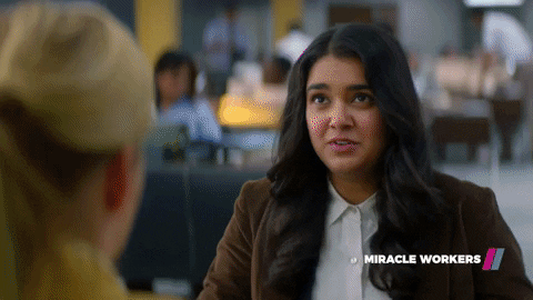 Miracle Workers GIF by Showmax - Find & Share on GIPHY