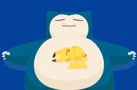 Pikachu Sleeping Gif