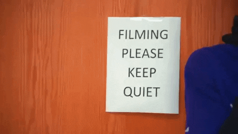Please Keep Quiet GIFs - Get the best GIF on GIPHY