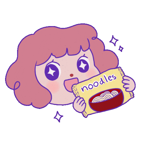 Hungry Noodles Sticker for iOS & Android | GIPHY
