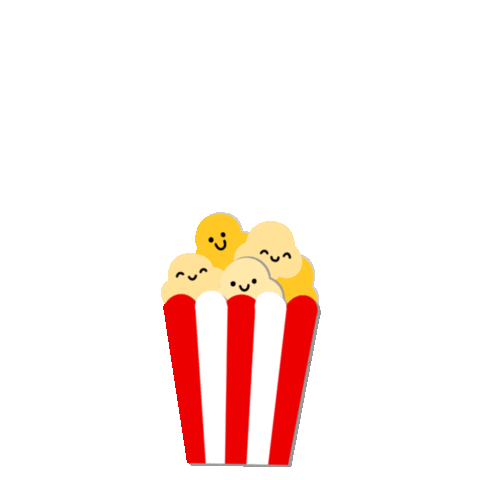 Eating Popcorn Emoticon Gif