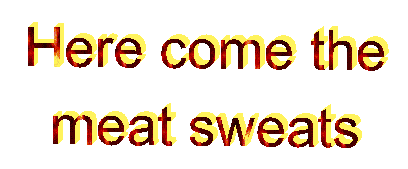 Friends Quotes Here Come The Meat Sweats Sticker by Friends for iOS ...