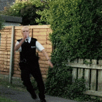 Hot Fuzz Fence Gif