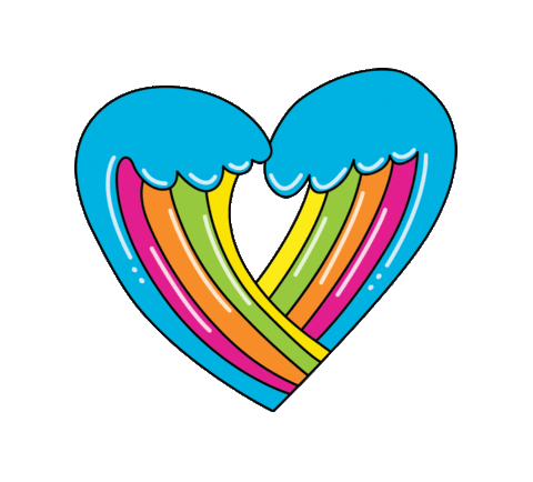 Summer Love Heart Sticker by Carawrrr for iOS & Android | GIPHY