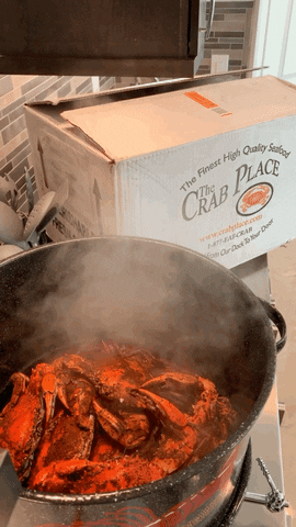 Seafood Crabs GIF by The Crab Place - Find & Share on GIPHY