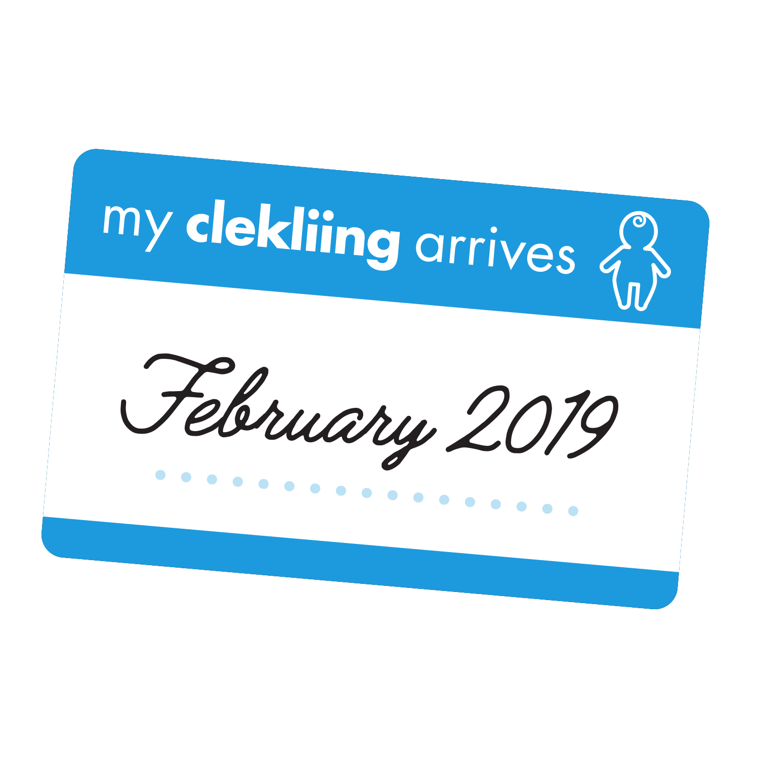 Expecting Due Date Sticker by Clek for iOS & Android | GIPHY