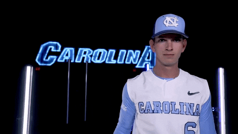 North Carolina Baseball GIF by UNC Tar Heels - Find & Share on GIPHY