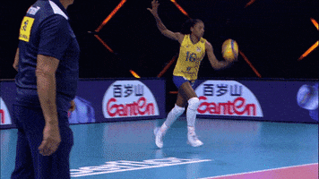 Jumping Ready To Serve GIF by Volleyball World - Find & Share on GIPHY