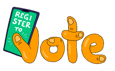 Voting Us Election Sticker by Untepid for iOS & Android | GIPHY