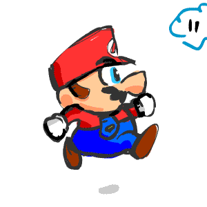Mario Running Gif