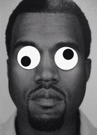 Kanye Stare Gif