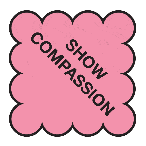 Pink Compassion Sticker by Beci Orpin for iOS & Android | GIPHY