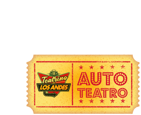 Teatro Ticket Sticker by Teatrino de los Andes for iOS & Android | GIPHY