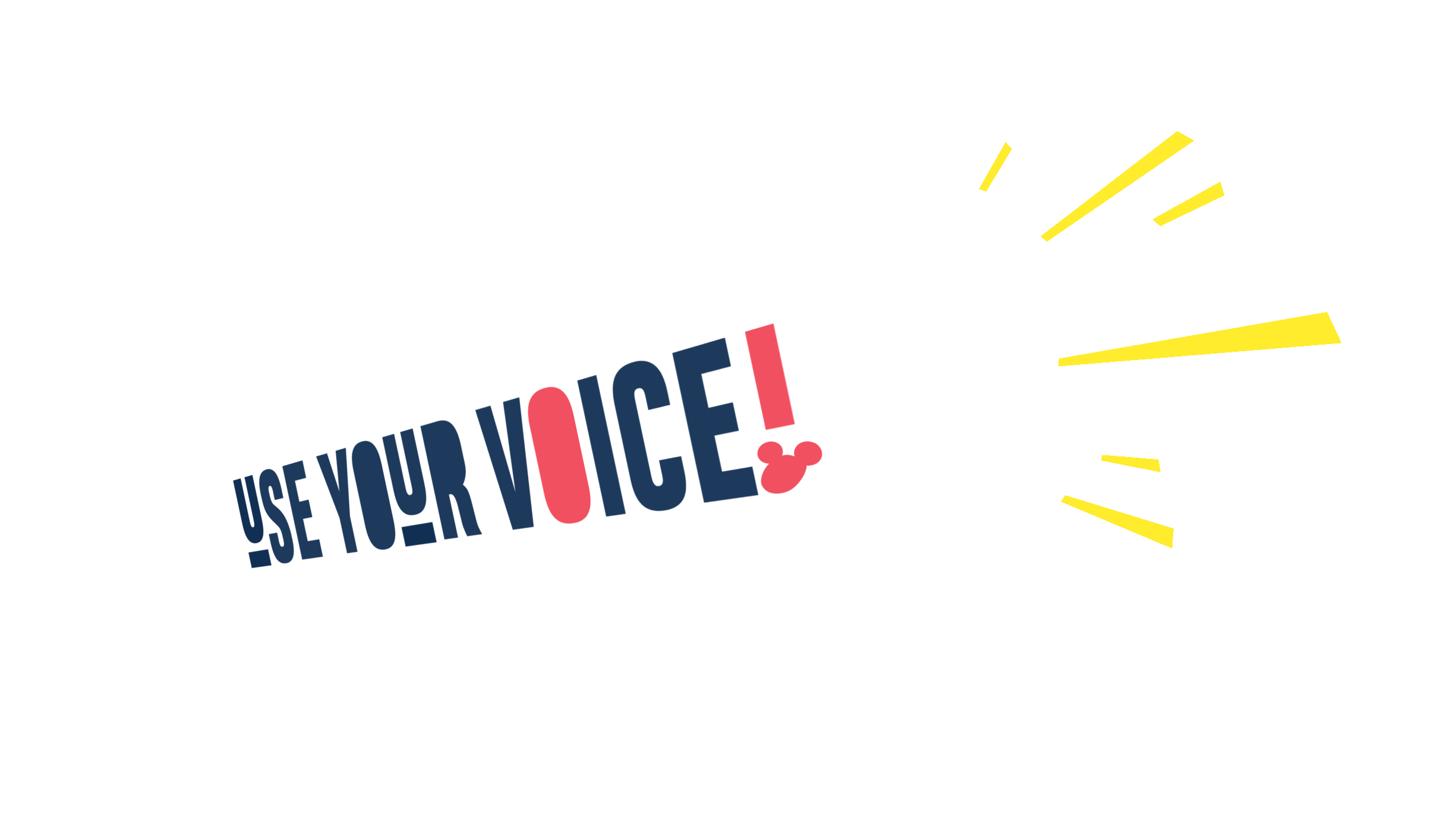 Speak Up Use Your Voice Sticker by Disney Channel for iOS & Android | GIPHY