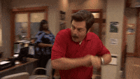 Ron Swanson Dancing Animated Gif