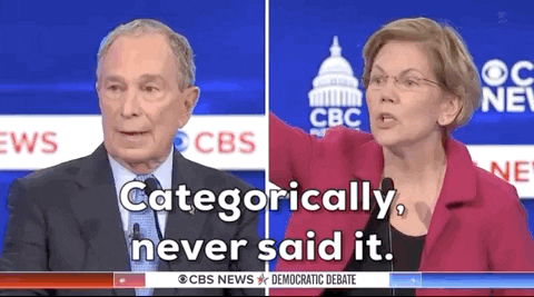 Democratic Debate GIF by CBS News - Find & Share on GIPHY