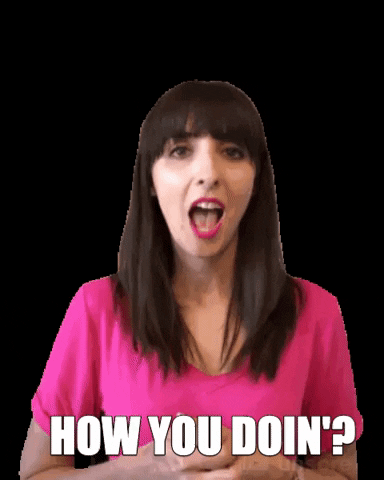 How You Doin Gif