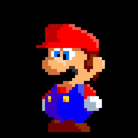 8 Bit Mario Gif