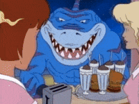 By A Shark Eating Person Gif