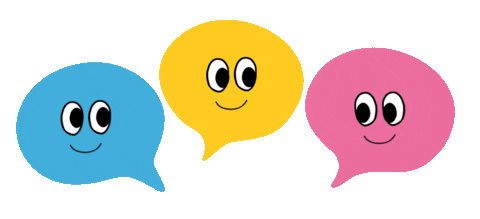 Chat Talk Sticker by Georgia Perry for iOS & Android | GIPHY