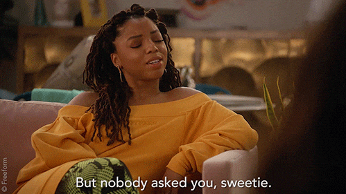 Nobody Asked You GIFs - Get the best GIF on GIPHY