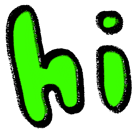 Rainbow Hello Sticker by wolfmantrev for iOS & Android | GIPHY